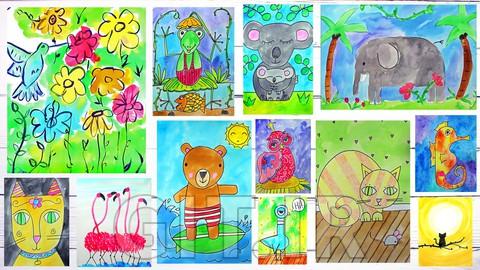 12 Step-By-Step Drawing & Painting Lessons for Beginners