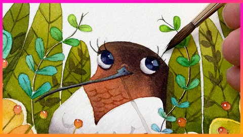 Watercolor Exploration: Painting Colorful Birch Trees